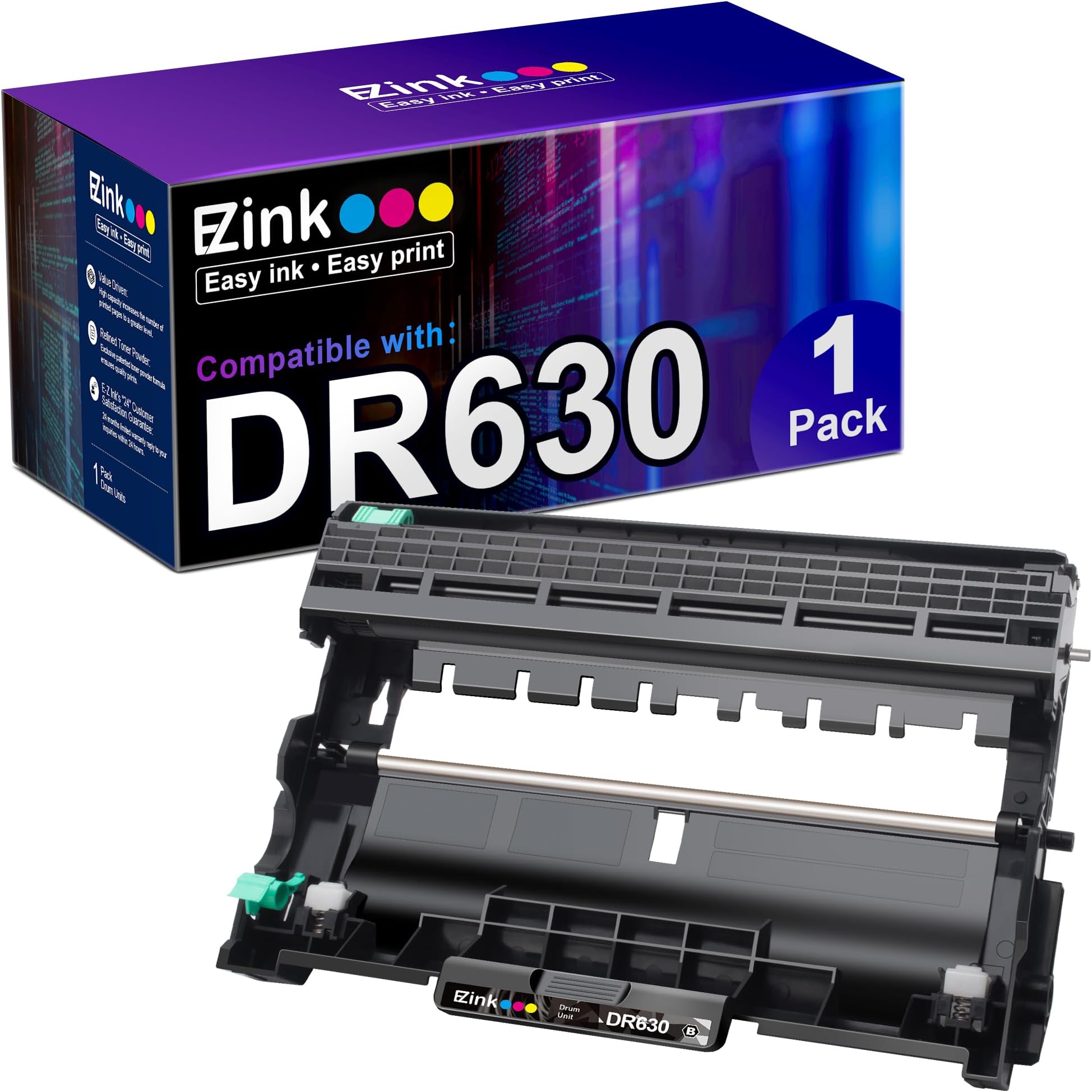 E-Z Ink (TM) Compatible Drum Unit Replacement for Brother DR630 DR 630 ...