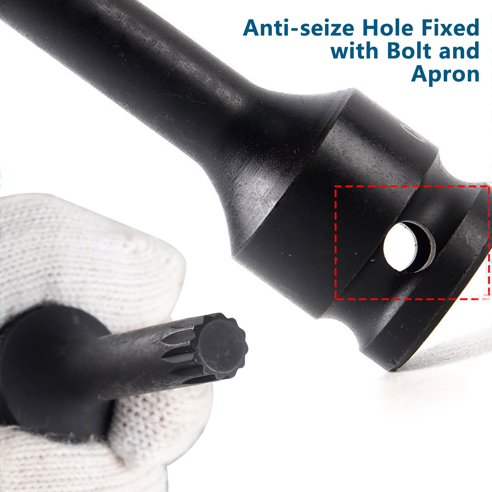 Snapklik.com : 3/8 Inch Torx Impact Socket Set,10pcs Impact Torx Star ...