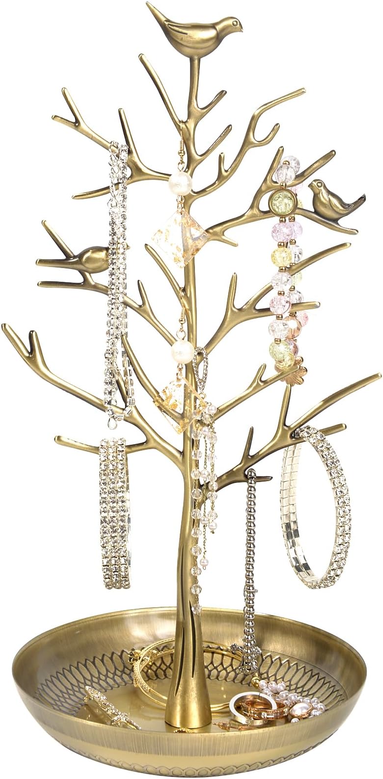 Amazon.com: Deco 79 Marble Tree Jewelry Stand with Marble Base, 9" x 3 ...