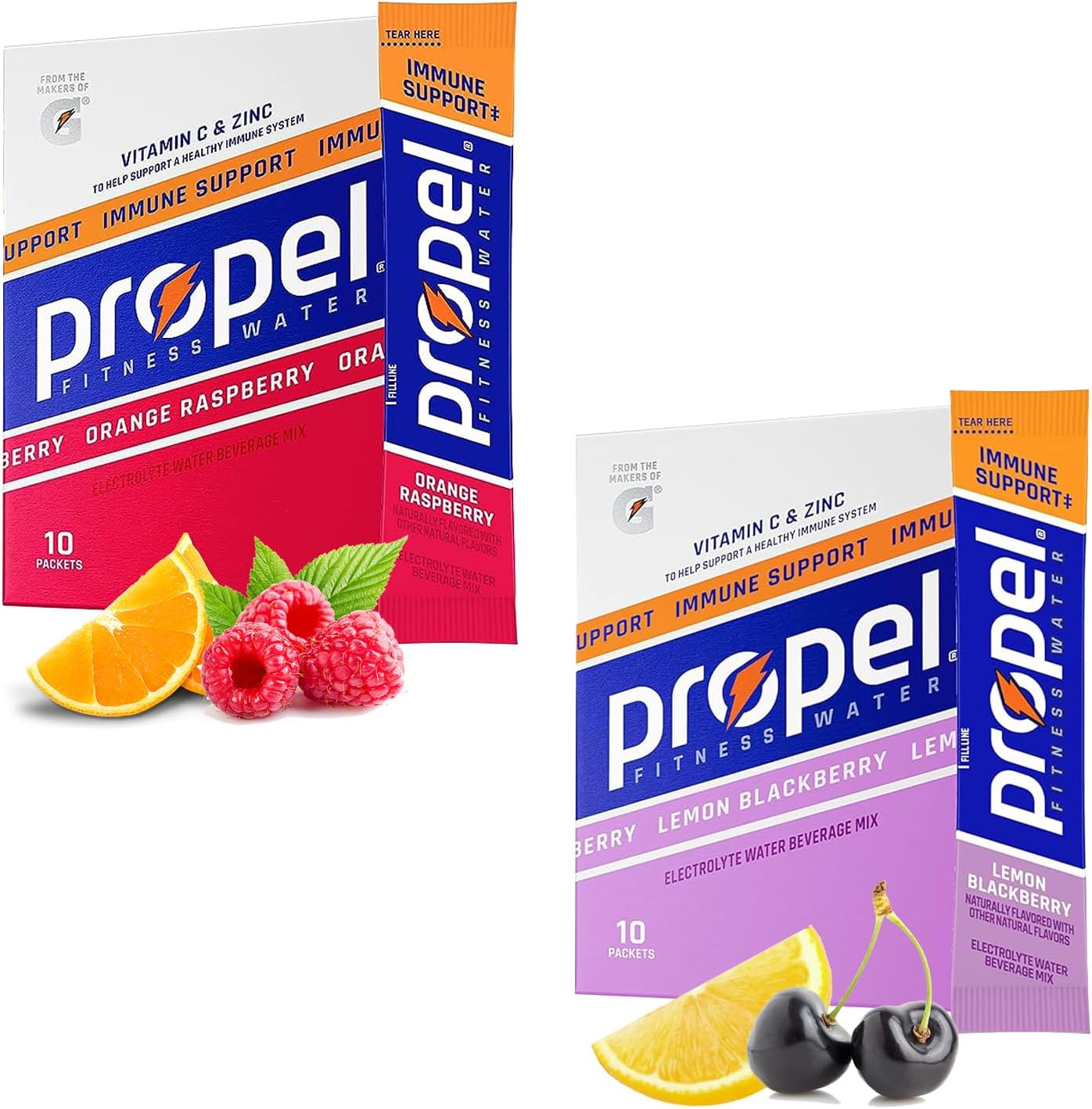 Amazon.com: AYD Goods Propel Immune Support Powder Packets Variety Pack ...