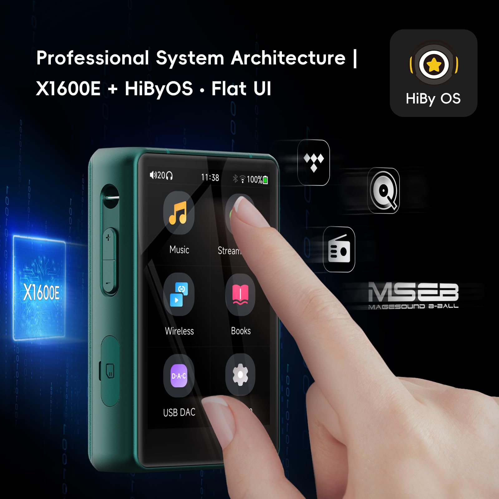 Snapklik.com : HiBy R3 PRO II MP3 Music Player - Qobuz/Tidal Support ...