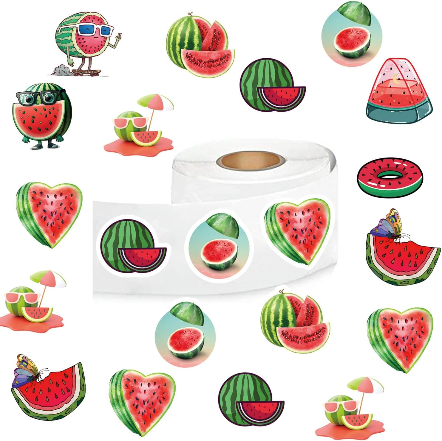 Amazon.com: Eureka Watermelon Stickers - Scented : Toys & Games