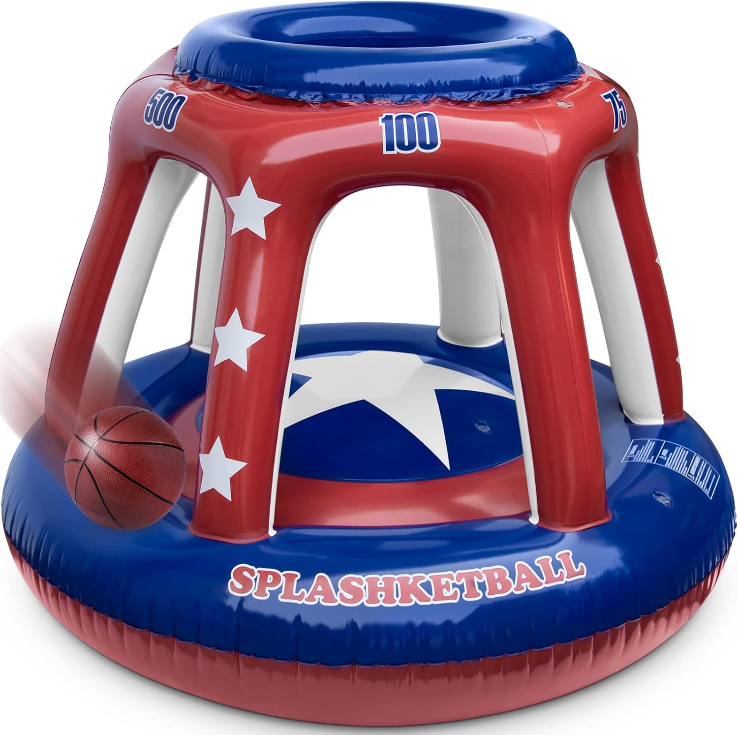 Amazon.com: KIDBEST Pool Basketball Hoop- [2024] Floating Basketball ...