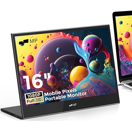 Amazon.com: Mobile Pixels Glance 16" 1080P FHD Travel Monitor for ...