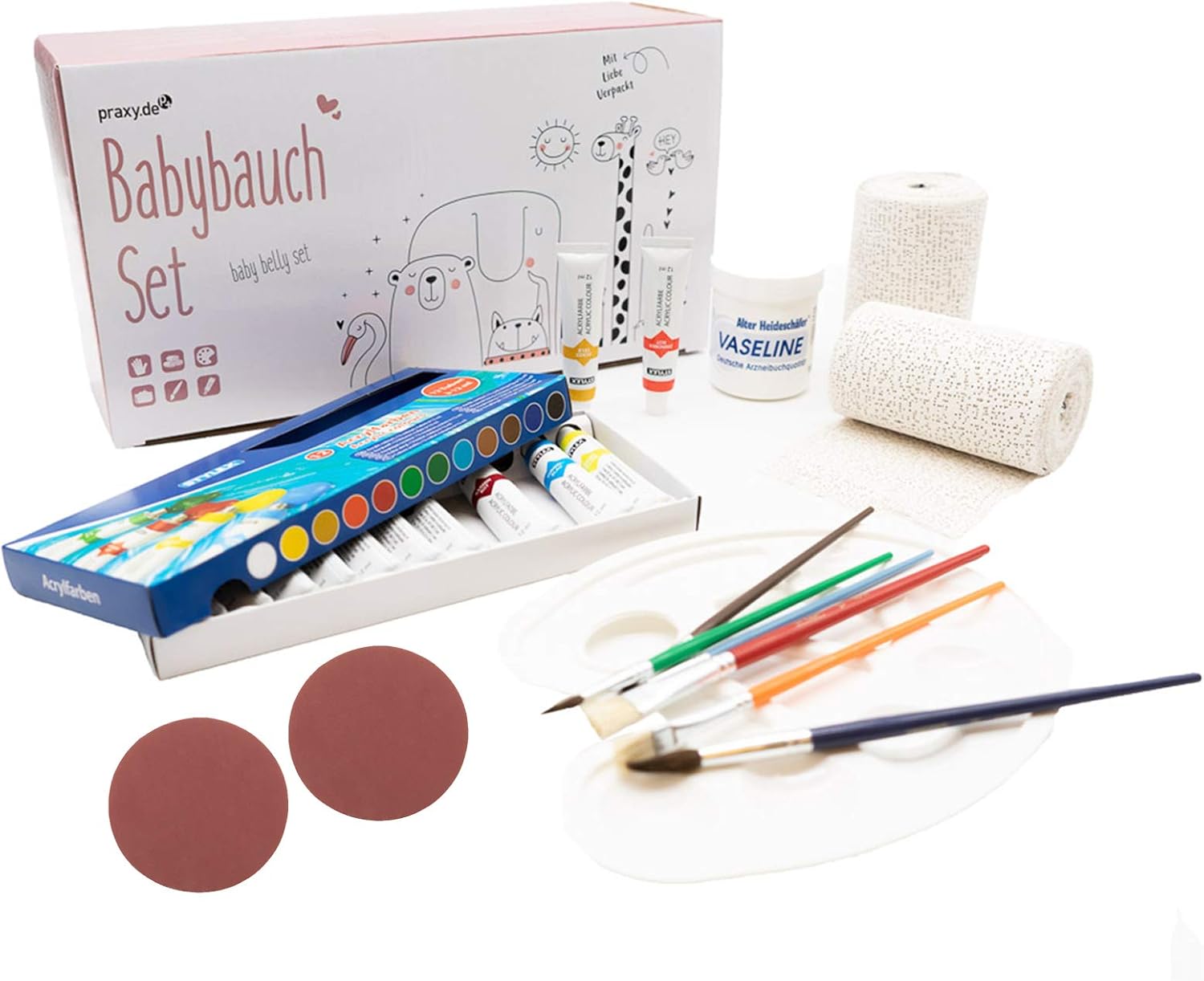 24 Piece Complete Set with 18m Plaster Wraps - Gift for Pregnant Women ...