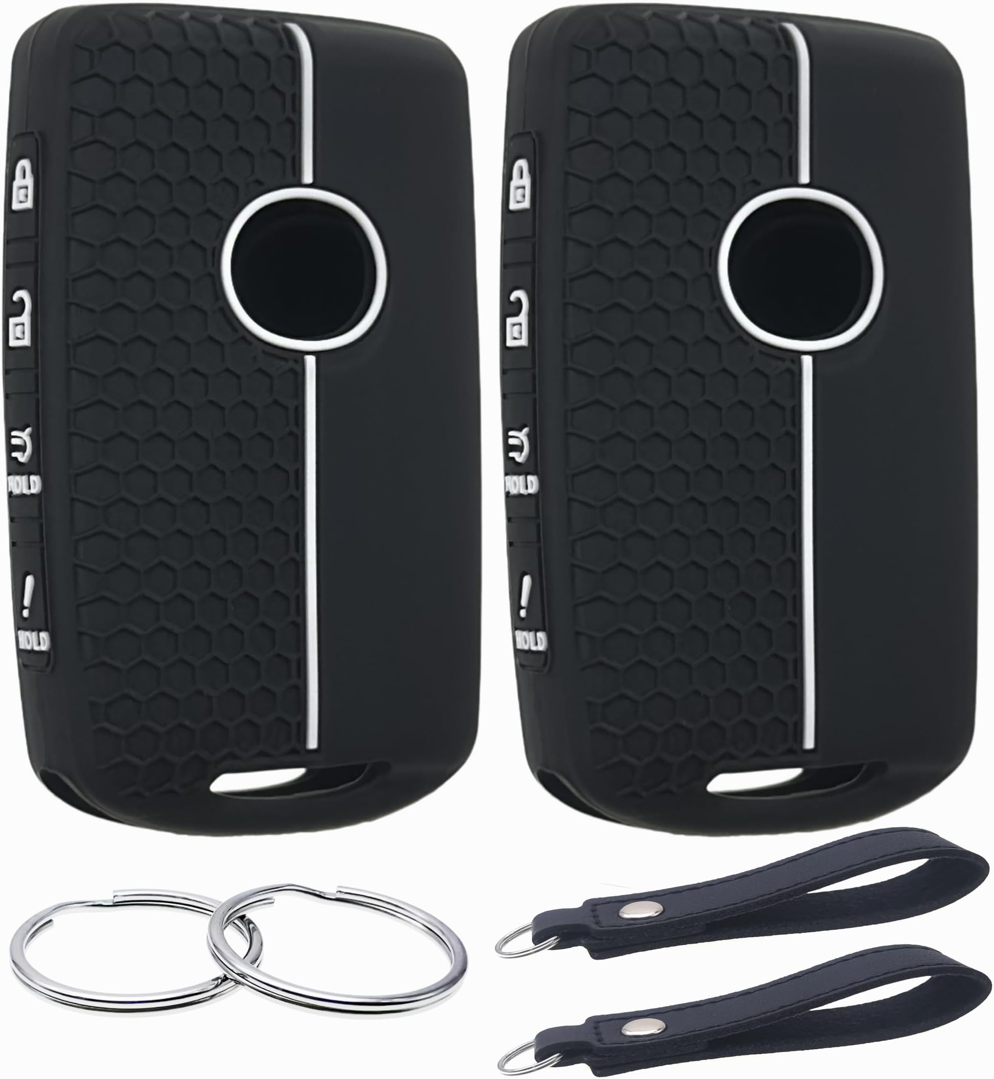 Amazon.com: REPROTECTING Silicone Rubber Key Fob Cover Compatible with ...