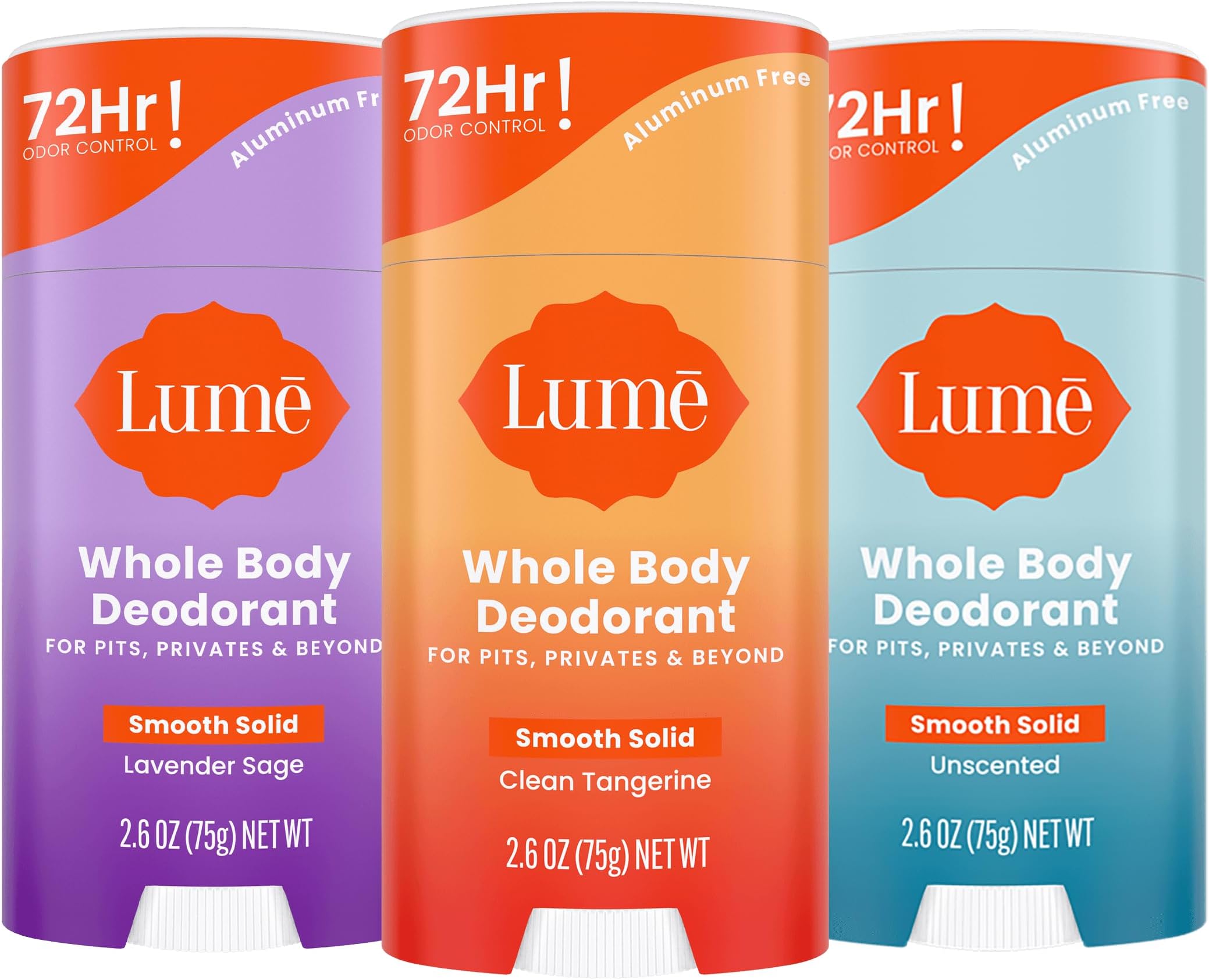 Amazon.com : Lume Whole Body Deodorant - Smooth Solid Stick - 72 Hour ...