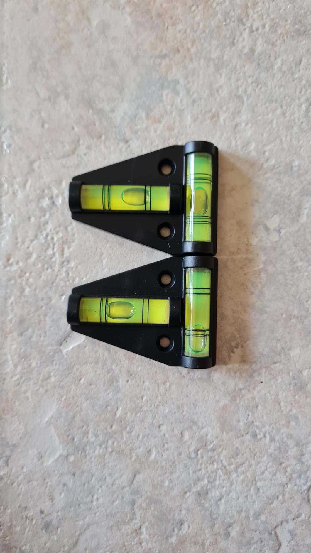 2x Spirit Level Bubble Leveler T-type Caravan RV Camper Trailer Boat ...