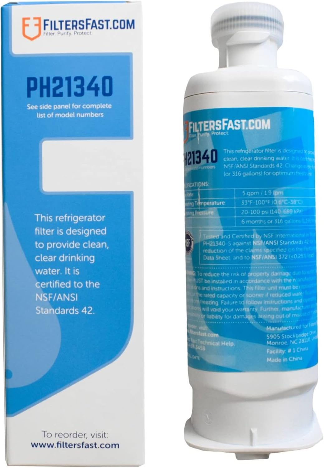 Amazon.com: Filters Fast PH21340 Compatible Replacement for Samsung HAF ...