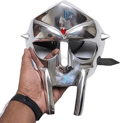 Amazon.com: Adamcrafts Mf Doom Gladiator Mask Fantasy Party Costume 18g ...