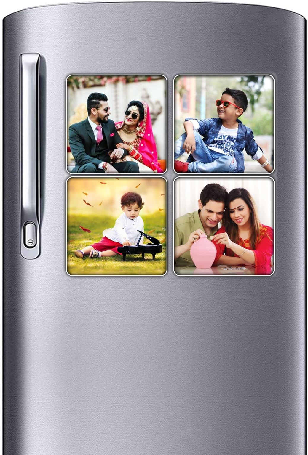 Buy Deep Print Customized Photo Fridge Magnets (Set of 2) Wooden ...