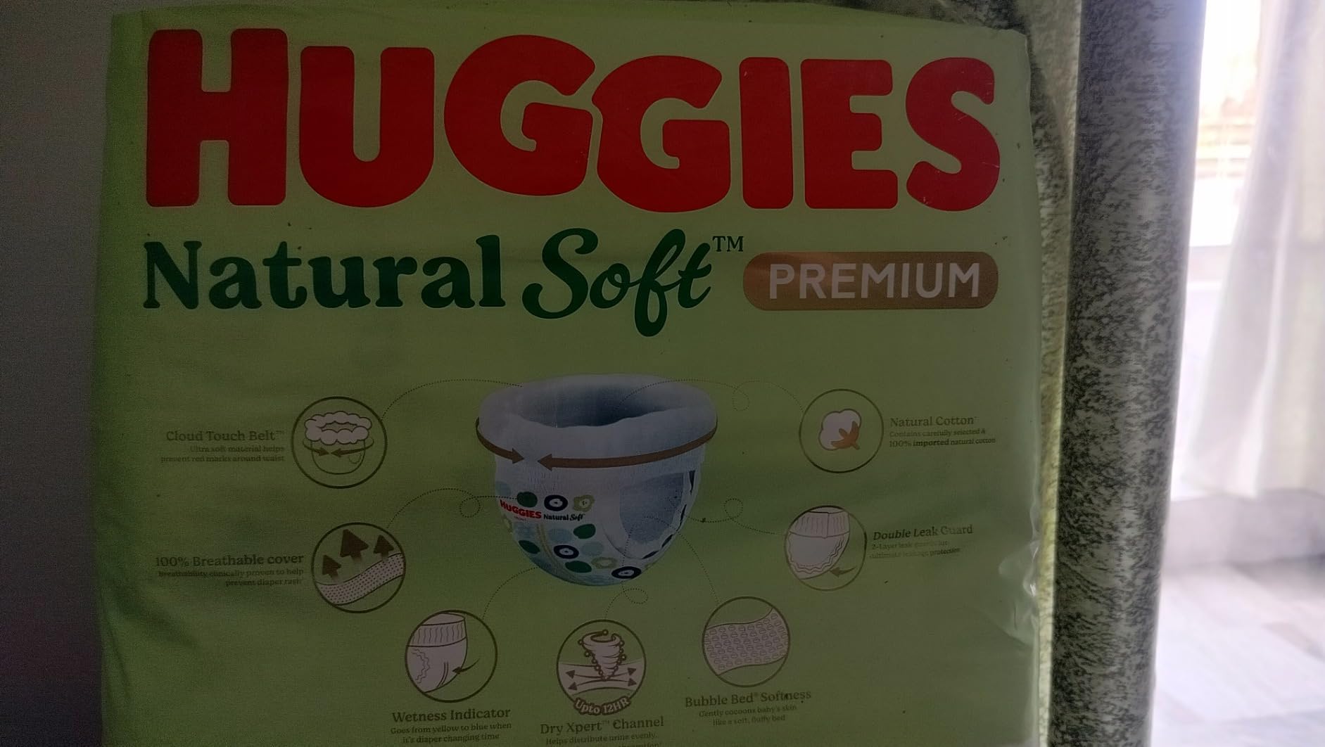 Buy Huggies Natural Soft Premium Baby Diaper Pants, Our No.1 Soft Pants ...