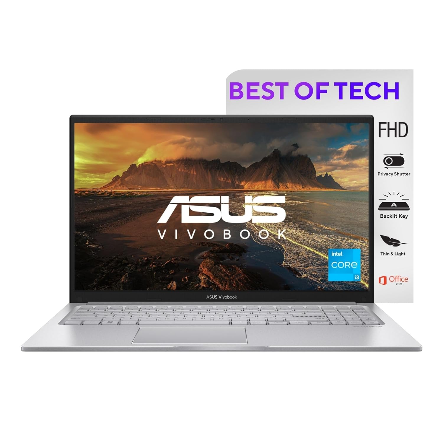 ASUS Vivobook 15 (2023), Intel Core i3-1315U 13th Gen, 15.6" (39.62 cms) FHD, Thin and Light ...