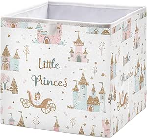 Amazon.com: Kigai Cute Princess Cube Storage Bins - 11x11x11 in Large ...