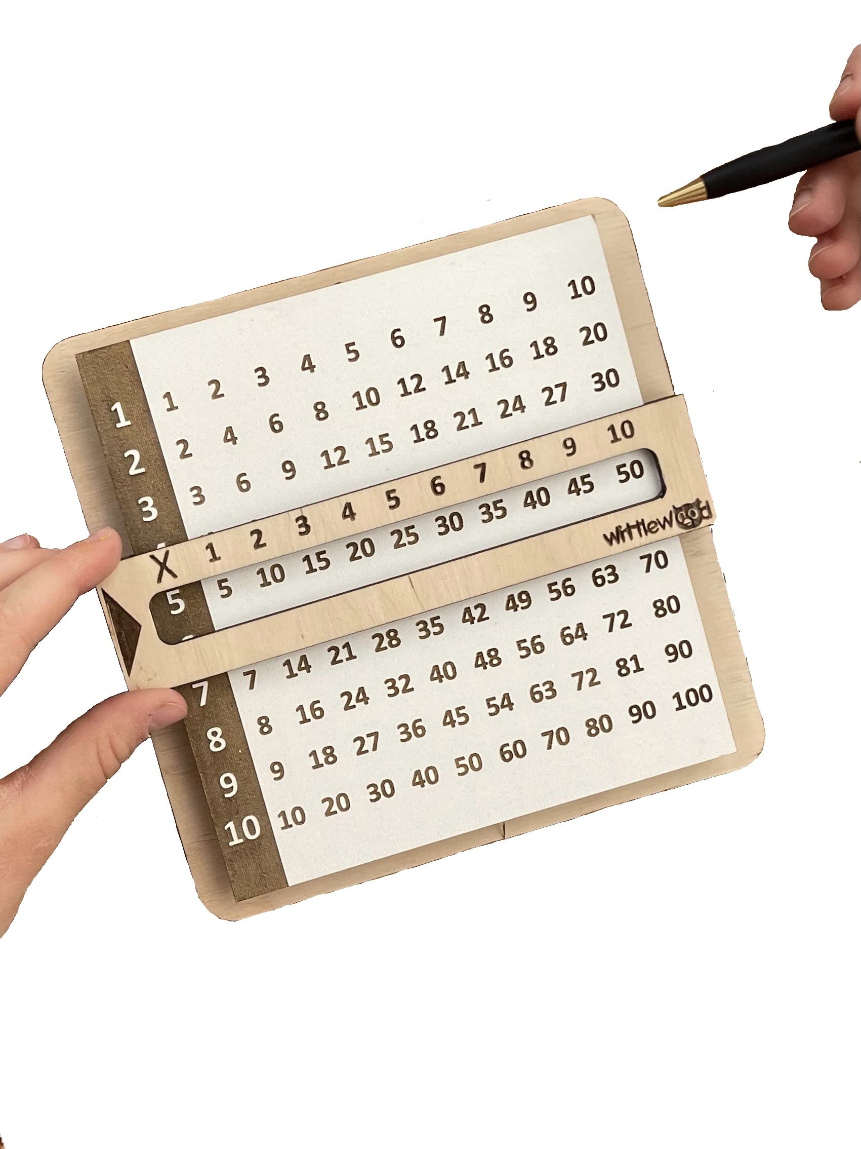 Buy Multiplication Chart - Slidable Education Multiplication Table with ...