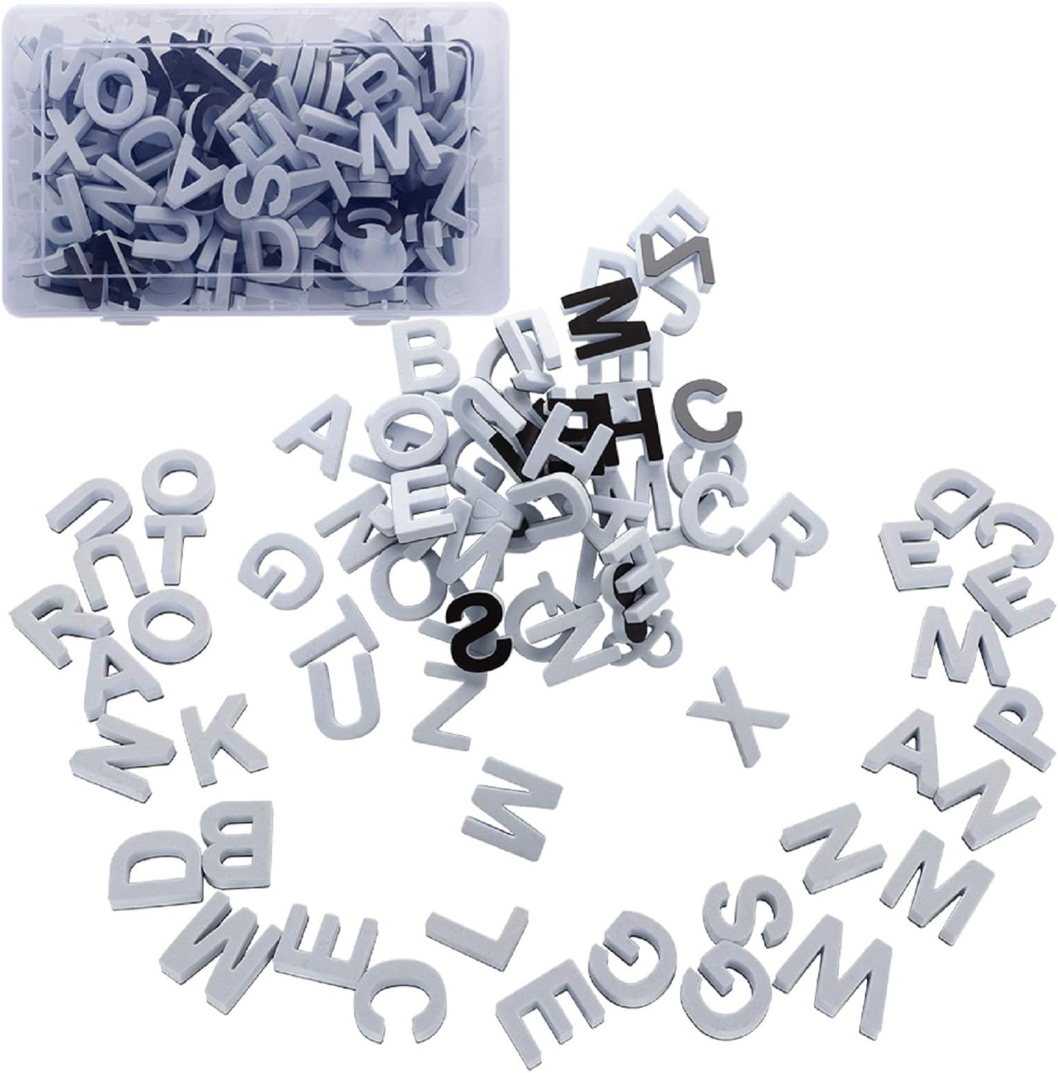 Amazon.com: Neutral Silicone Alphabet Magnetic Letters, 26 Piece Non ...