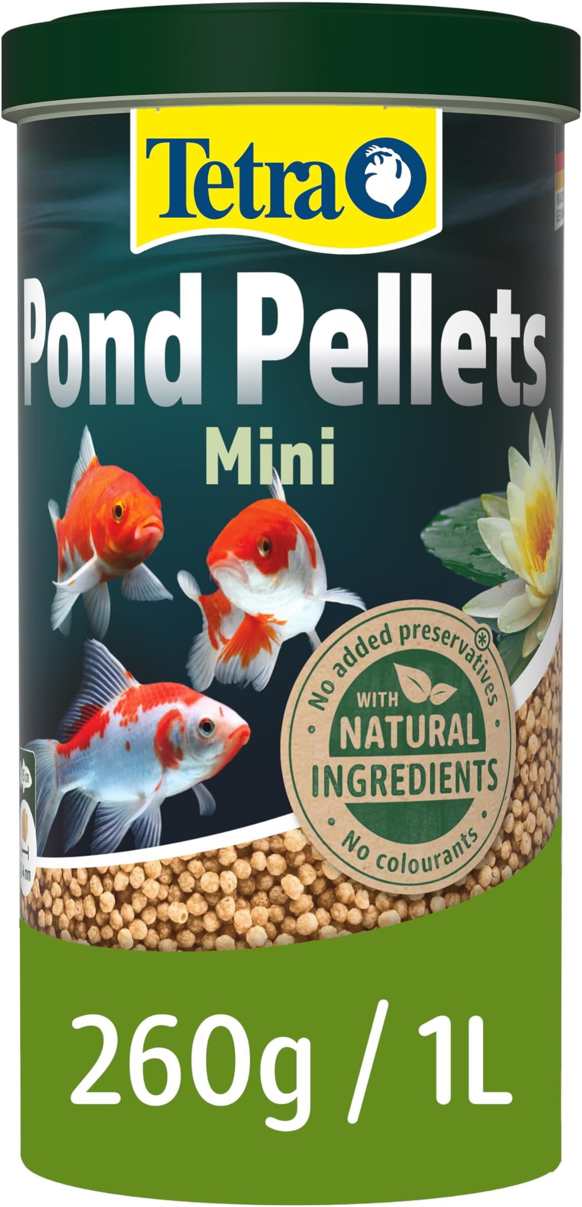 Tetra Pond Fish Food Mini Pellets 260g - biologically balanced for ...