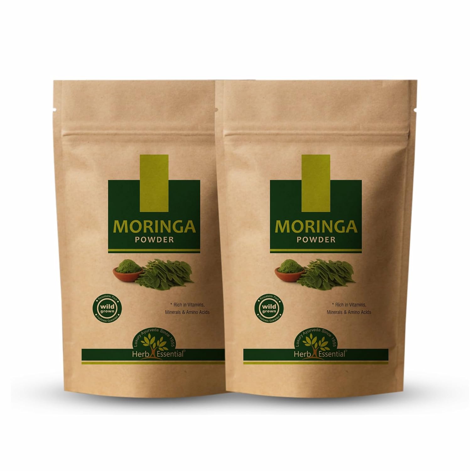 Moringa Leaf Powder Wild Grown (200g) : Amazon.in: Health & Personal Care