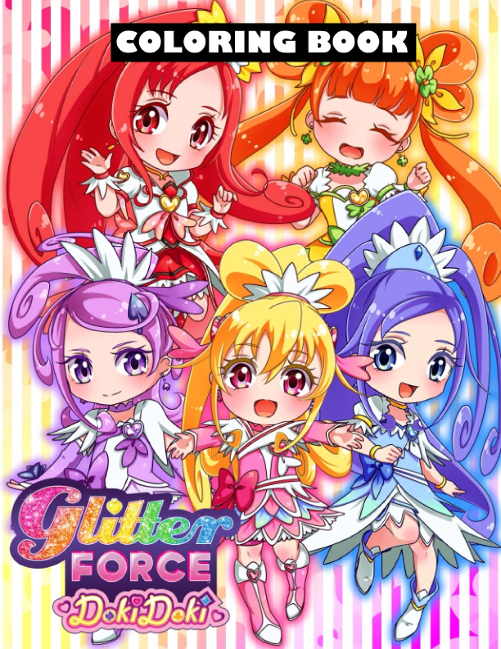 Buy Glitter Force Doki Doki Coloring Book: An Amazing Coloring Book ...