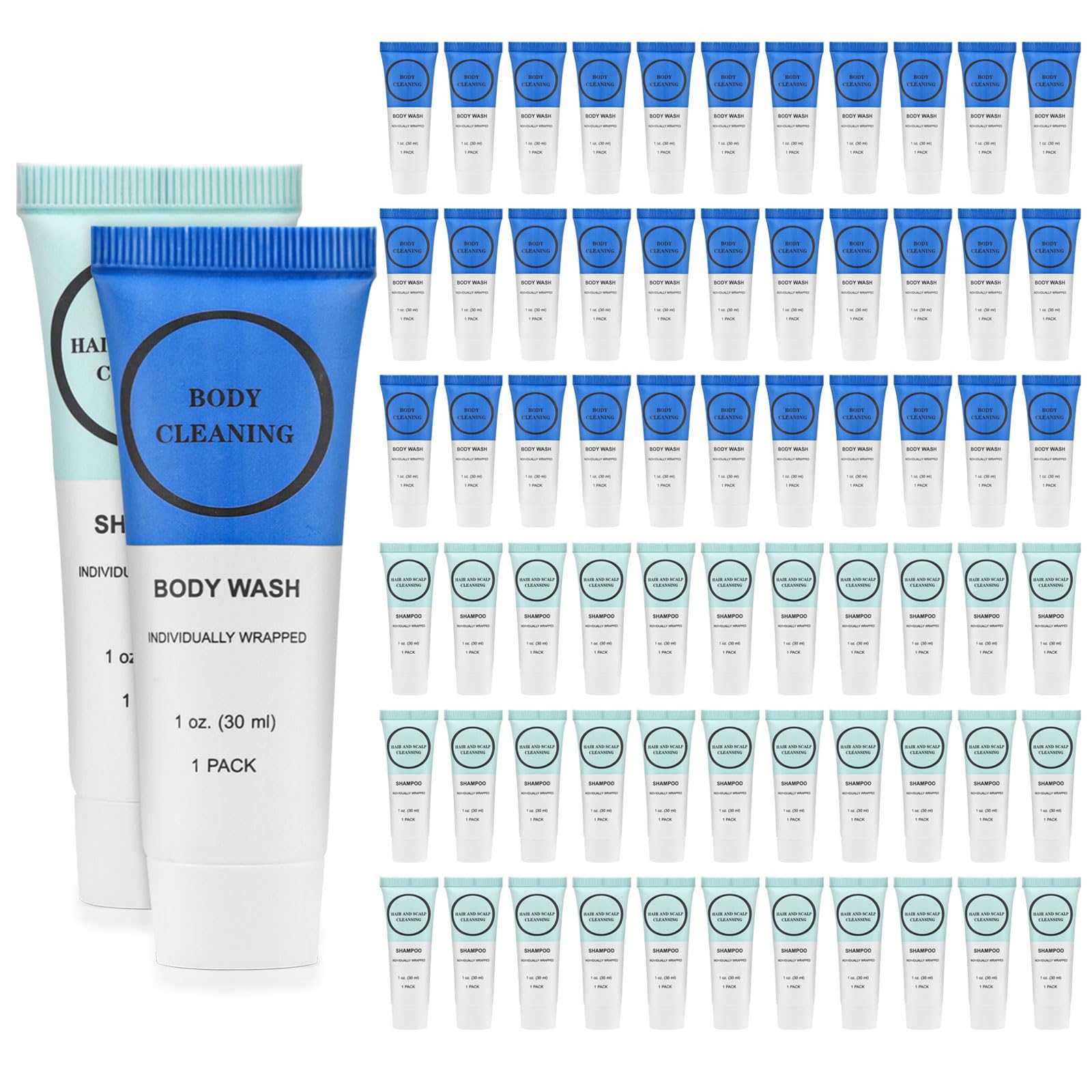 Amazon.com : RSQAZQ Travel Size Shampoo and Body Wash Bulk ...