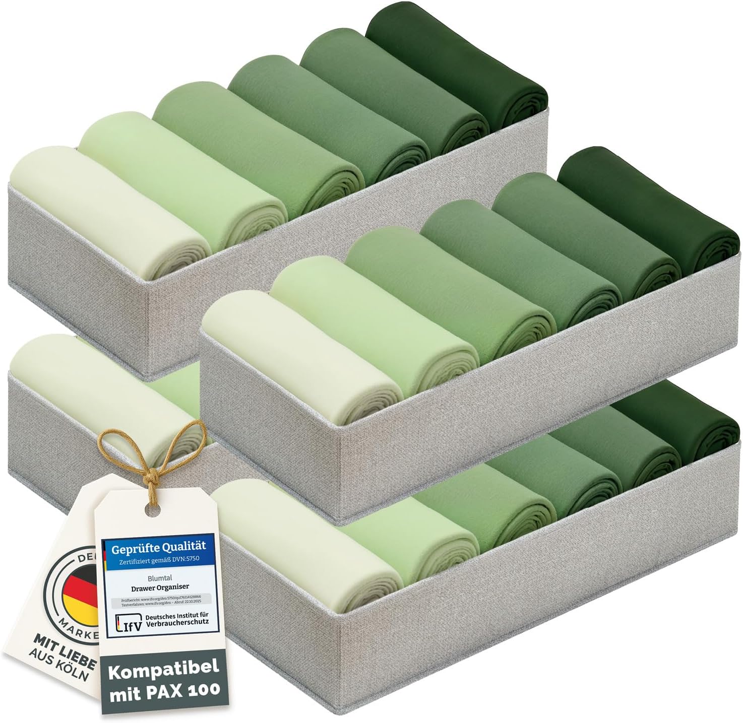 Blumtal PAX 100 Wardrobe Organiser System Set of 4 - 4 x Wardrobe ...
