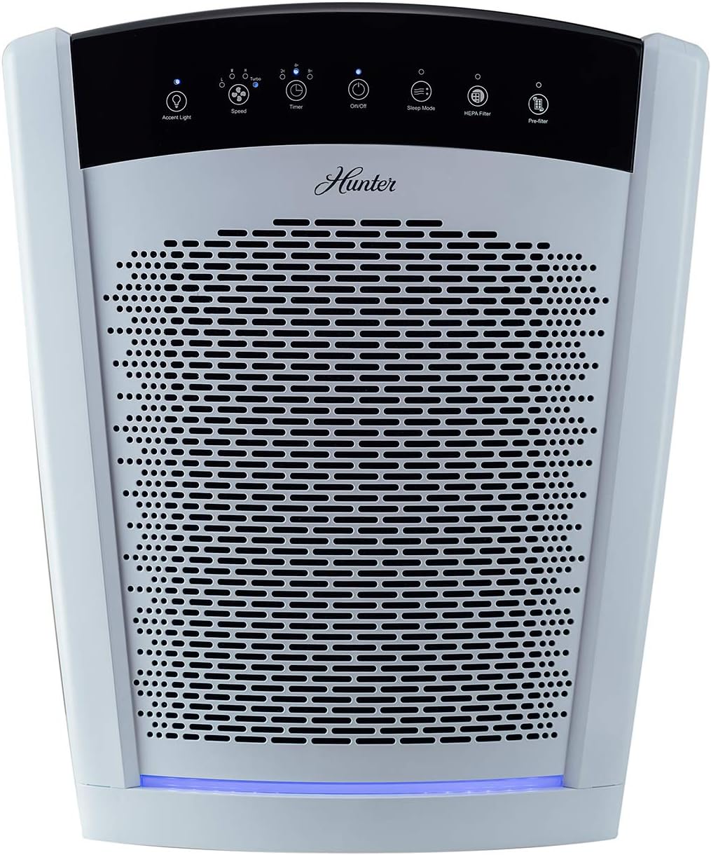 Amazon.com: Hunter HP800 Air Purifiers for Home Large Room and Bedroom ...