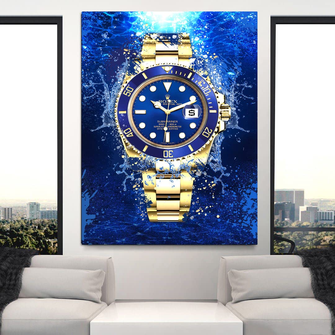 Buy Rolex Crown Graffiti Canvas Art At Best Prices