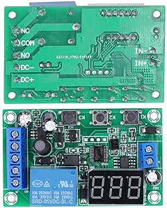 Amazon.com: DC Current Detection Module Relay Switch Sensor Digital Display Motor Controller 12V ...