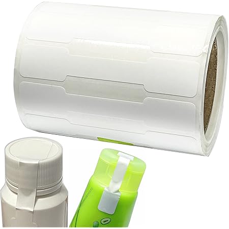 Amazon.com : Blank Generic Tamper Evident Label - 2.8 x 1/2 Inch Tamper ...