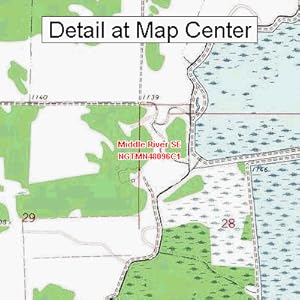Amazon.com : USGS Topographic Quadrangle Map - Middle River SE ...