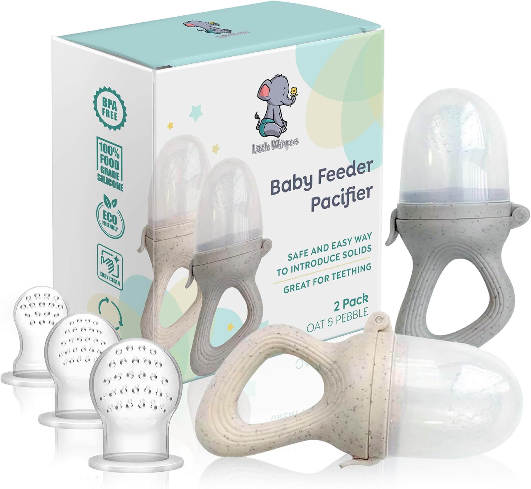 Amazon.com : LittleWhispers Baby Fruit & Food Feeder Pacifier - Infant ...