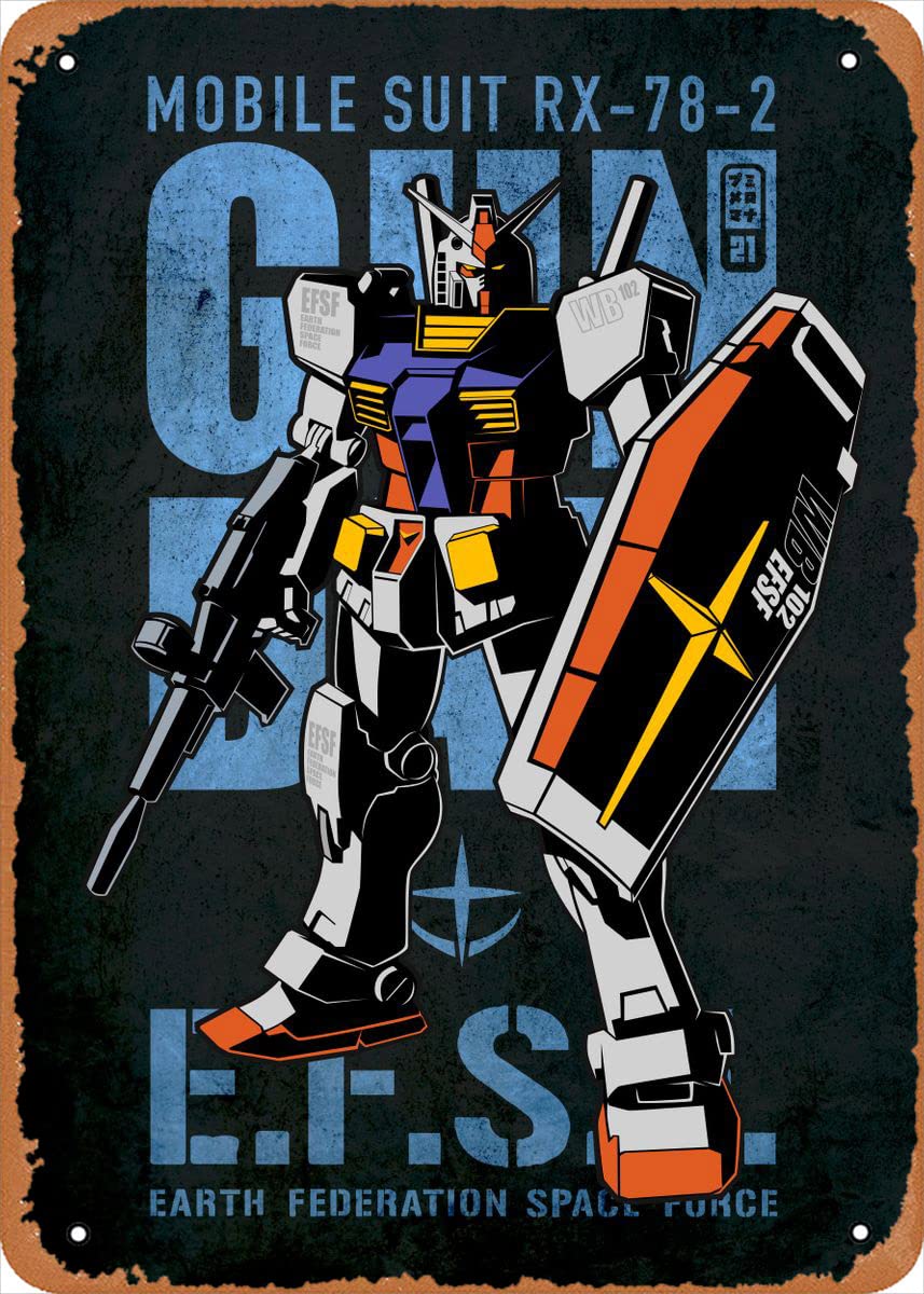 Amazon.com : Muecddoa Classic animation film and television Gundam ...