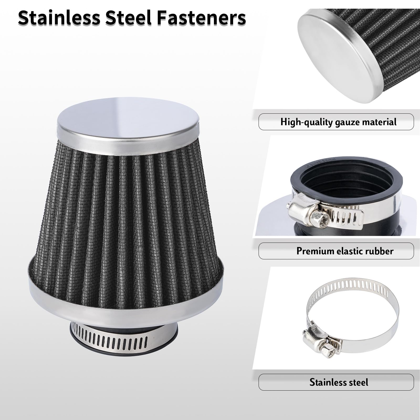 Snapklik.com : Evermotor Mini Bike Air Filter, 52mm 53mm 54mm Carb ...