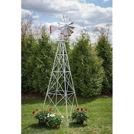 Amazon.com: 12 Ft Made in The USA Premium Aluminum Decorative Garden ...