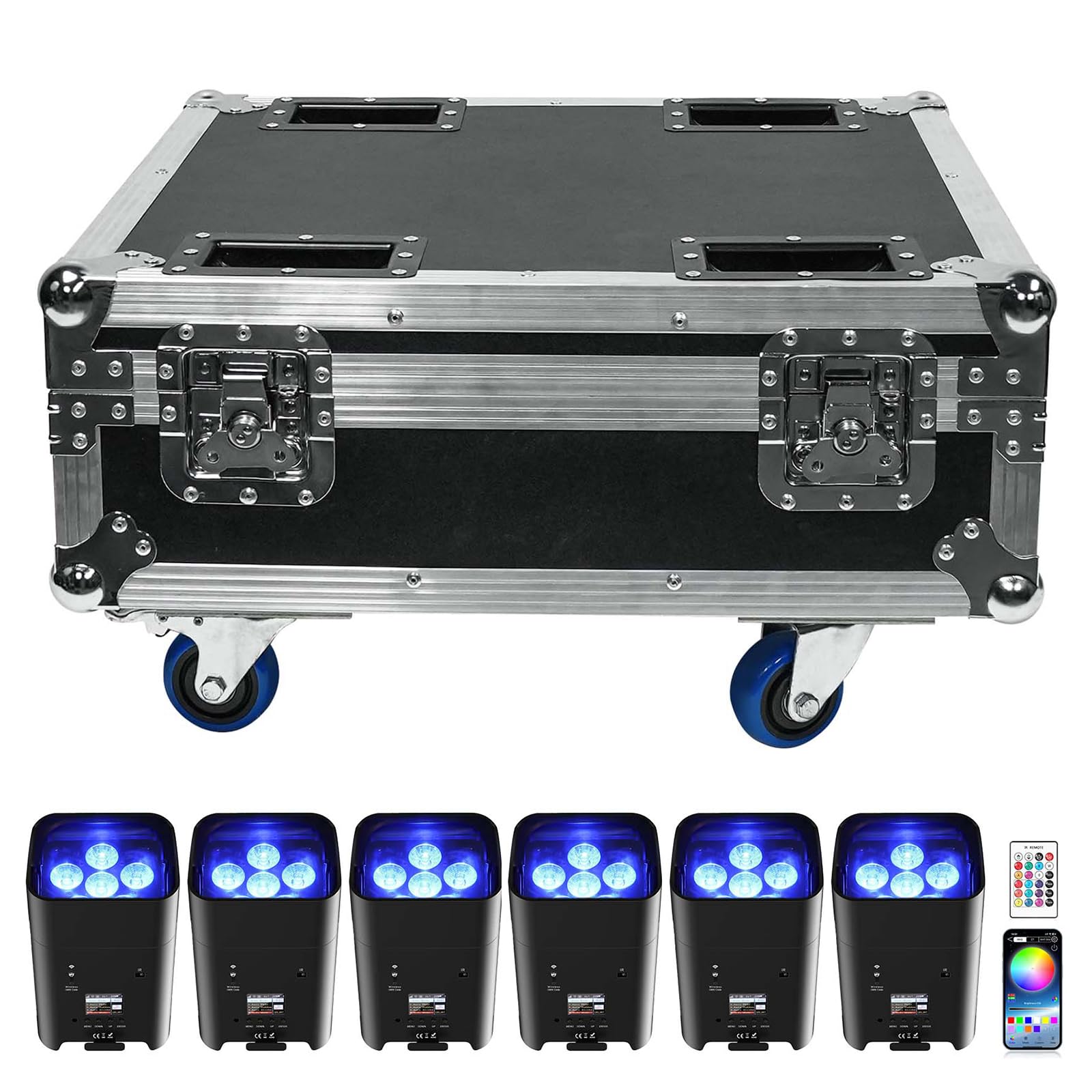 Amazon.com: 6Pcs with Charging Case Battery Powered Uplights ...