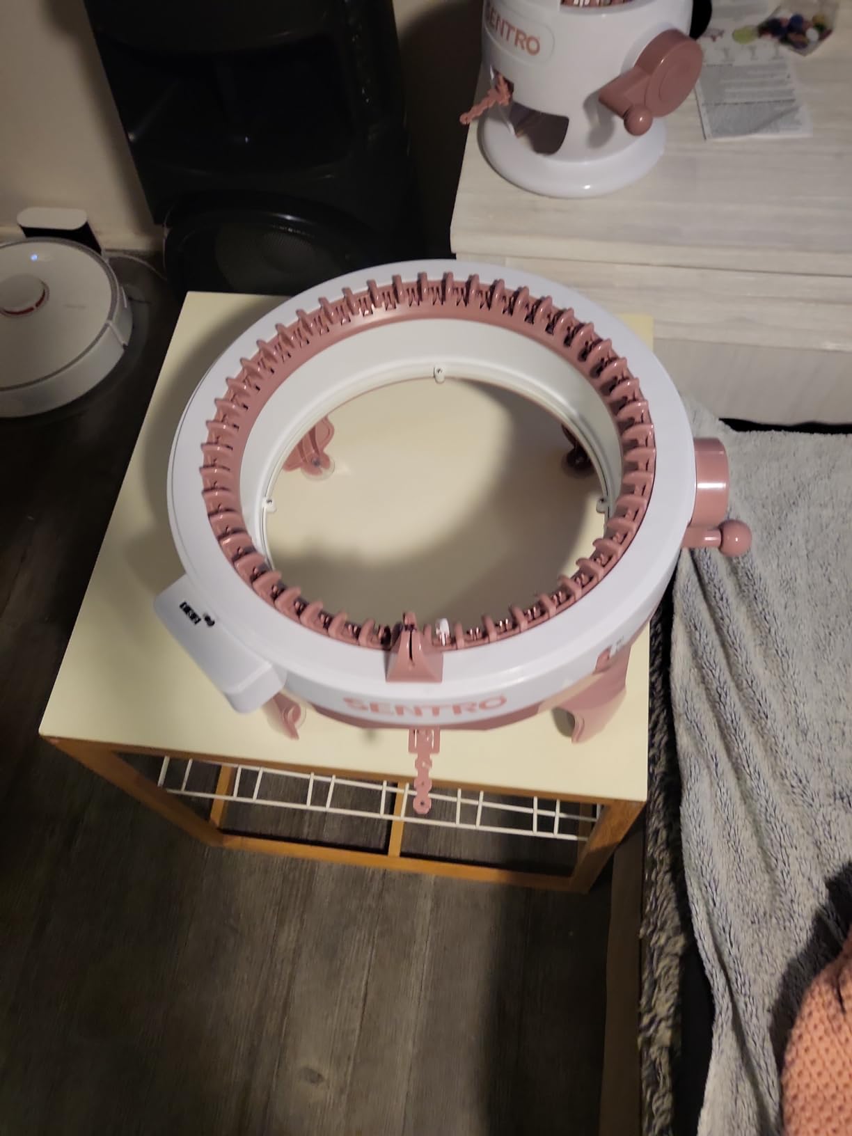 48 DIY Knitting Machine Smart Weaving Knit Rotating Kid Toy Scarf Sock ...