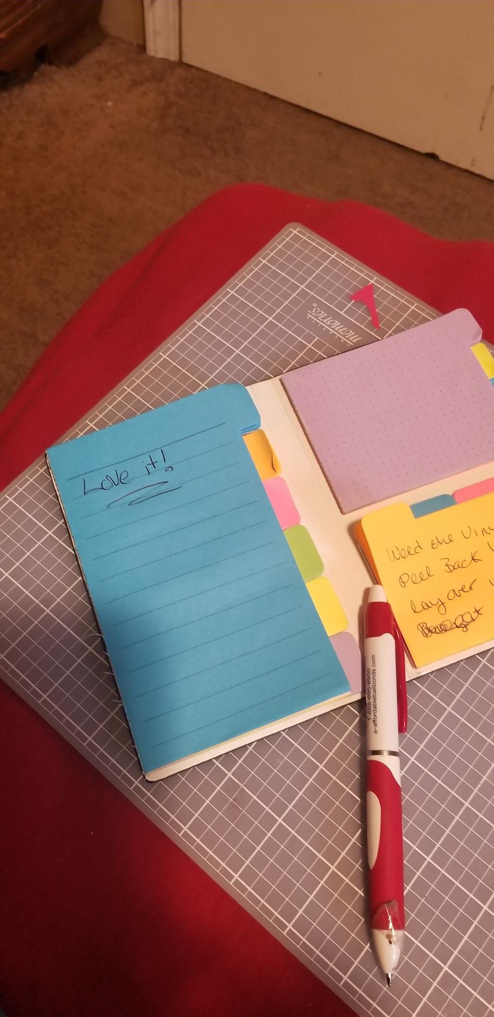 Amazon.com : Sticky Notes Set with Bookmark Index - 140 Pages Divider ...