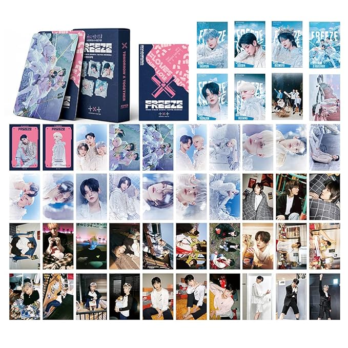 Careflection Kpop TXT Chaos Chapter: Freeze Album Laminated photocards ...