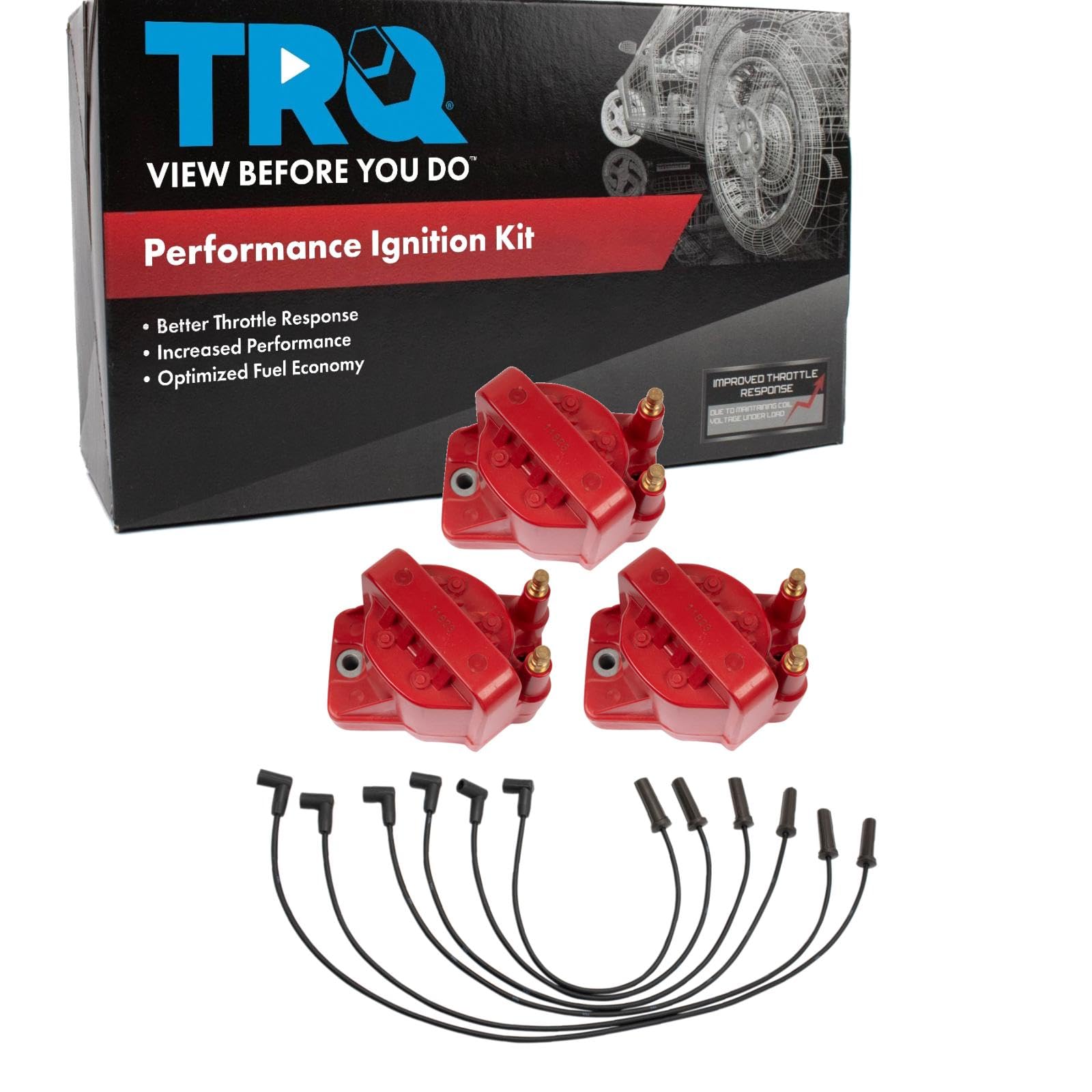 TRQ Ignition Kit Compatible with 2000-2002 Chevrolet Camaro Pontiac ...