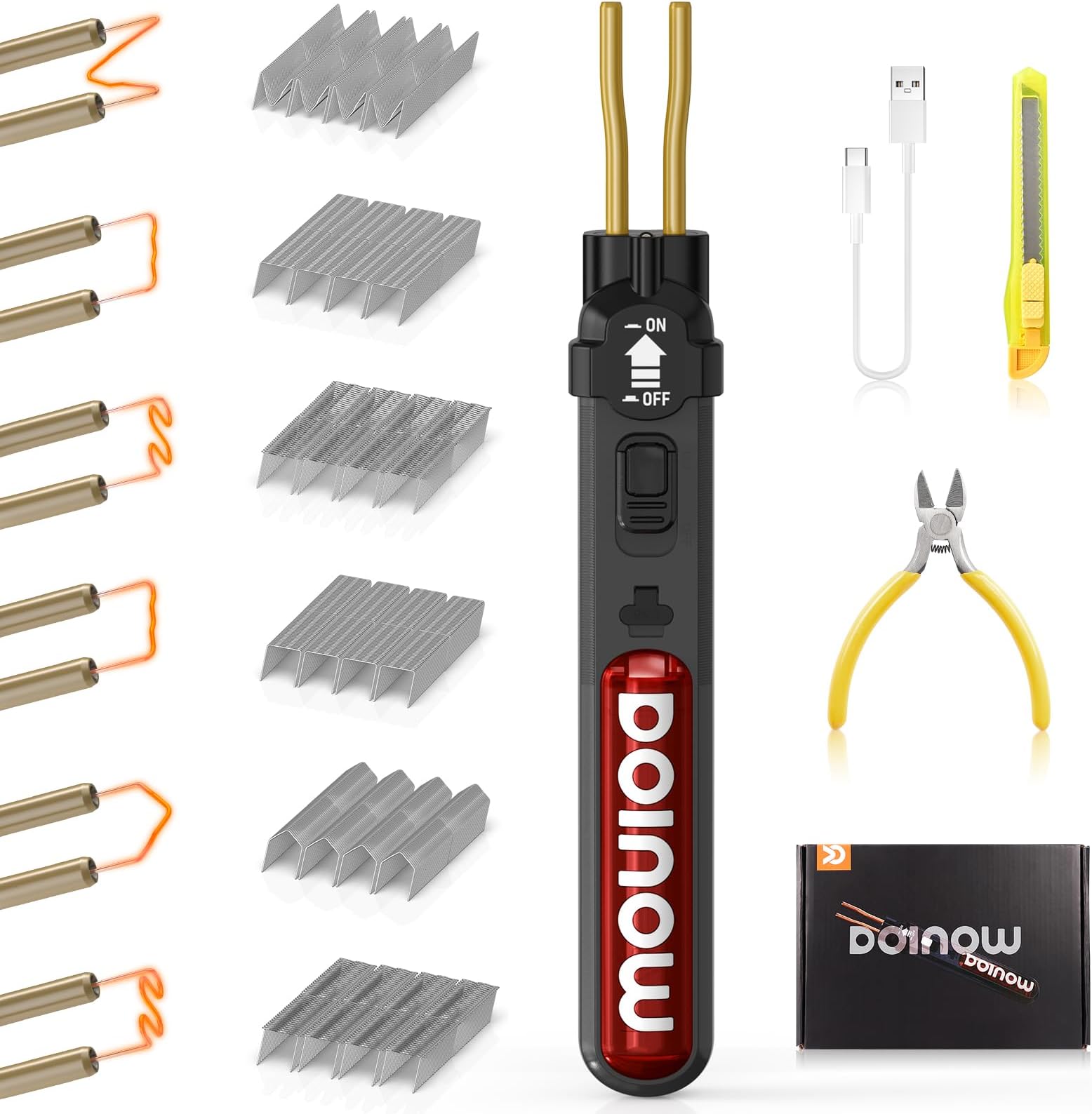 Astro Tools 7601 Cordless Hot Staple & Plastic Welding Repair Kit ...