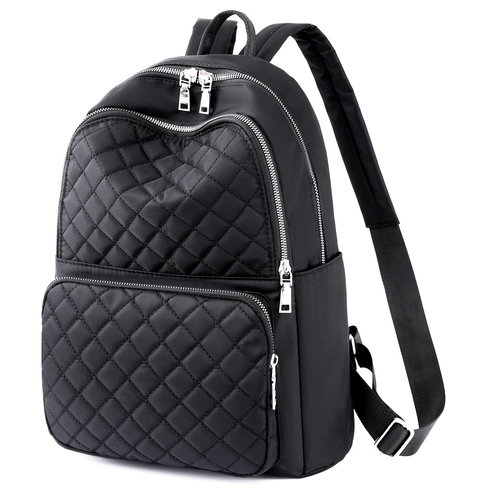 Backpack Purse for Women with Soft Shoulder Straps, Black Backpack for ...