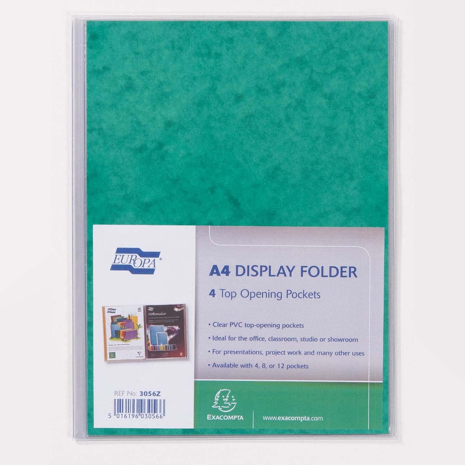 Exacompta - Ref 3056Z - Europa - Premium PVC Display Folder, Suitable ...