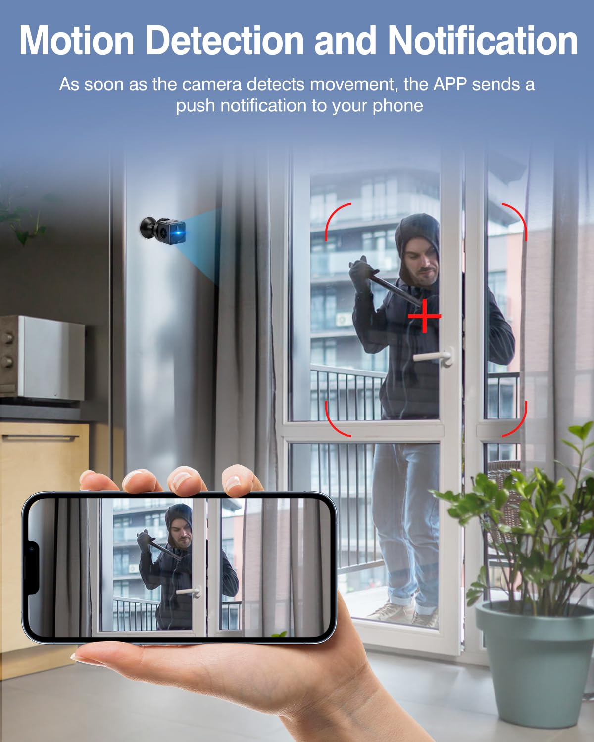 Mini überwachungskamera 4g Wifi KIMTAR Mini Kamera 2K - Winzige Überwachungskamera Mit ...