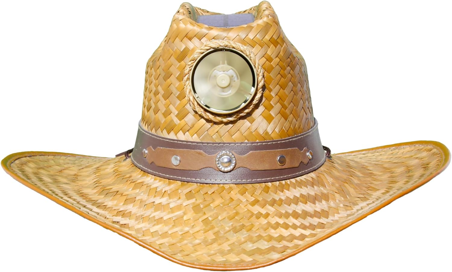 Amazon.com: KOOL BREEZE SOLAR HAT for Men - Straw Hat Men's Cowboy with ...