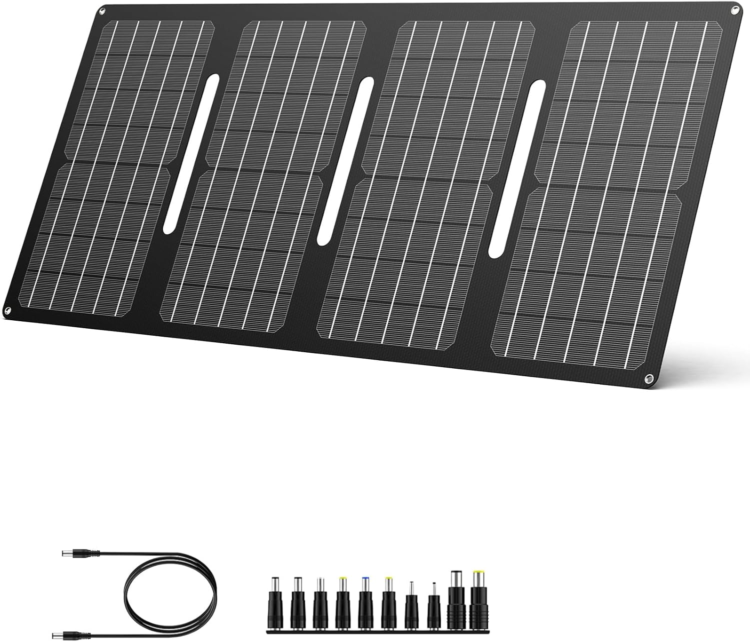 SinKeu Foldable Solar Panel 40 W 15 V Portable Solar Module Kit with QC ...