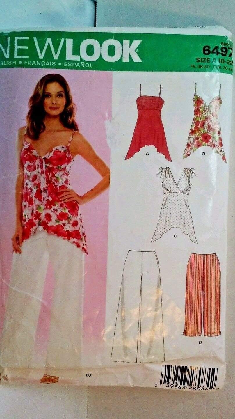 Amazon.com: New Look Separates Pattern 6497 - Misses' Pants and Knit ...