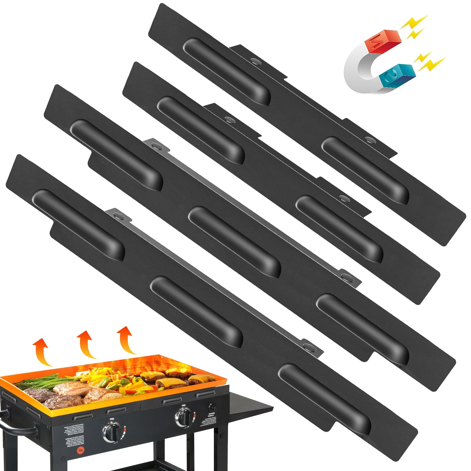 Wind Guards for Blackstone 36 inch Griddle - Stainless Steel Magnetic ...