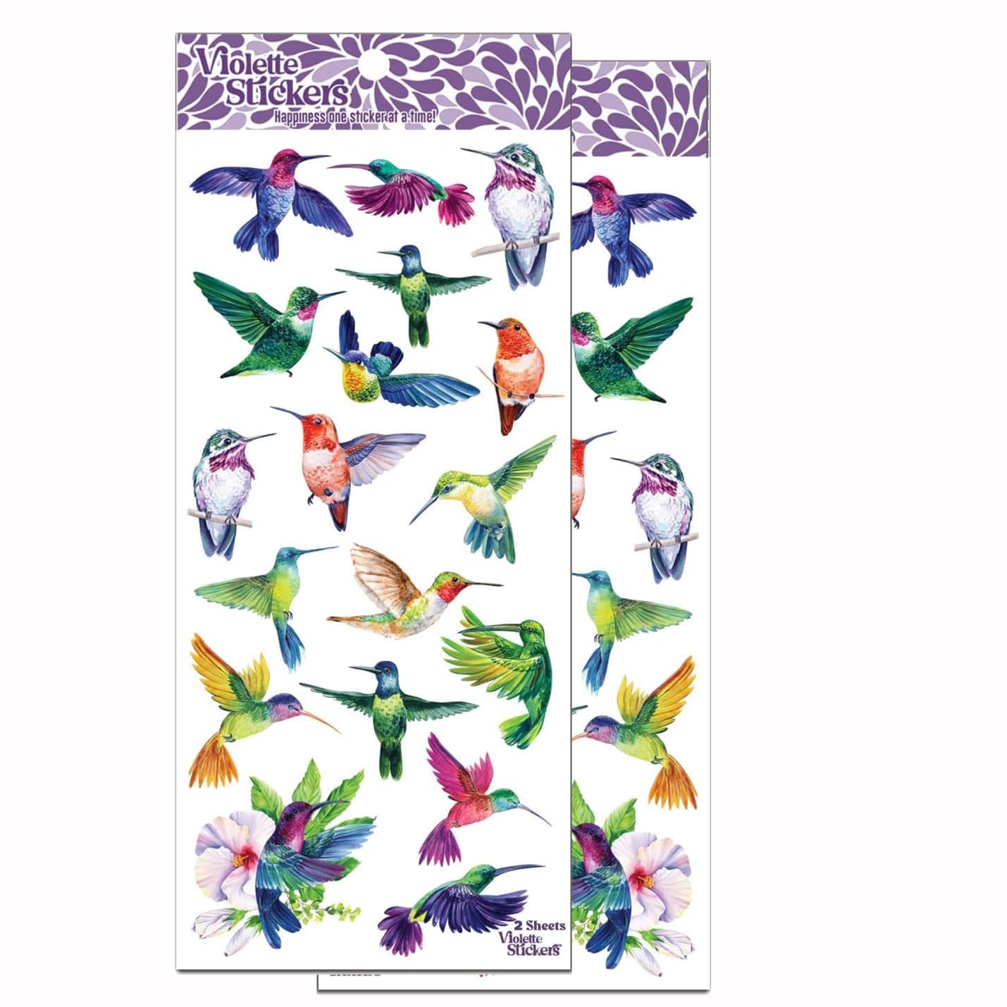 Amazon.com: Violette Stickers Anti-Collision Window Stickers for Birds ...