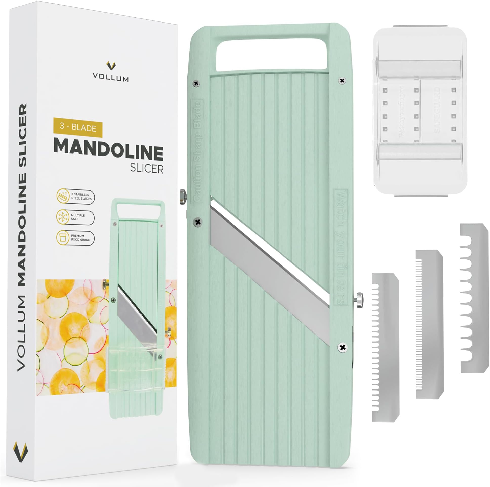 Amazon.com: Benriner Vegetable Slicer Green (Old Version) : Home & Kitchen