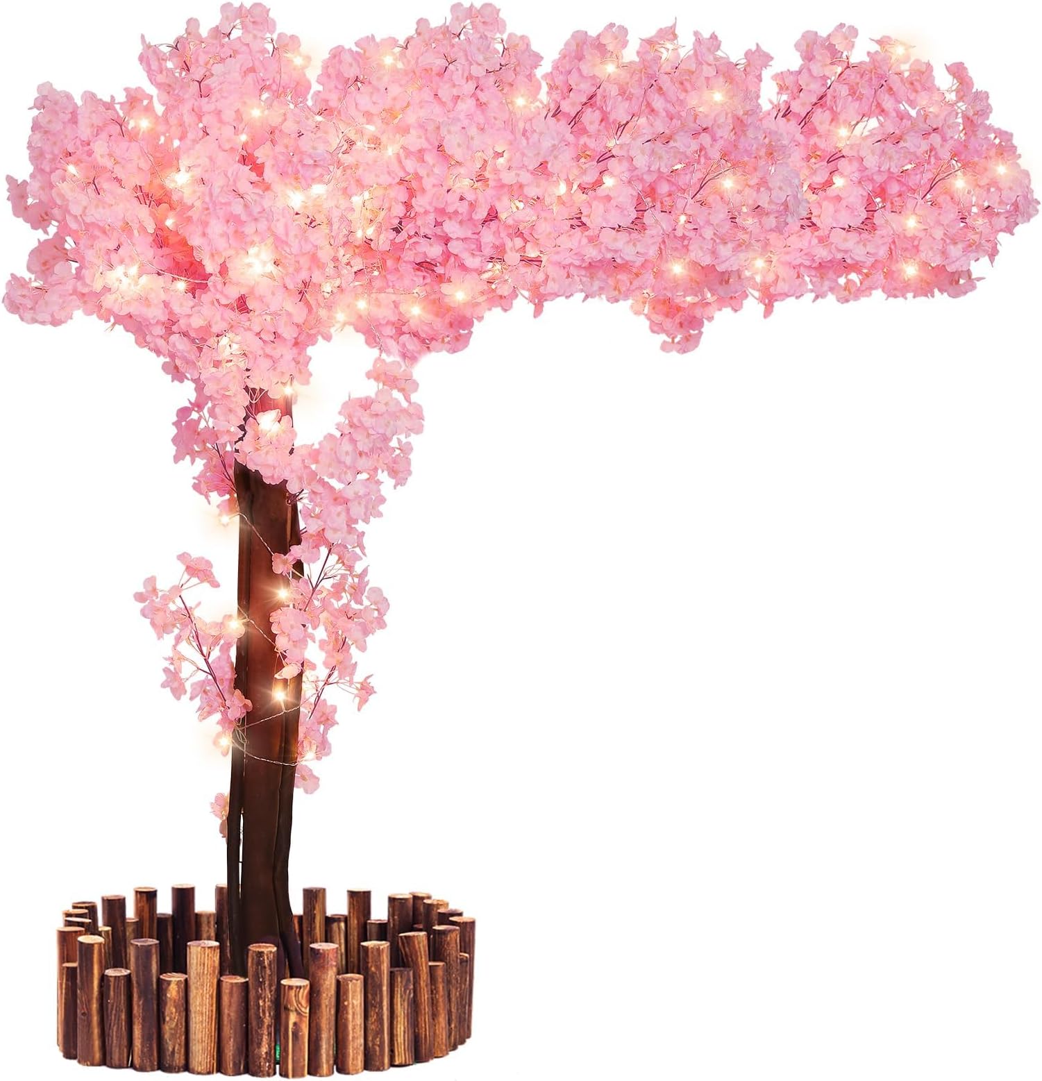 Amazon.com: Large Artificial Japanese Pink Cherry Blossom Tree ...